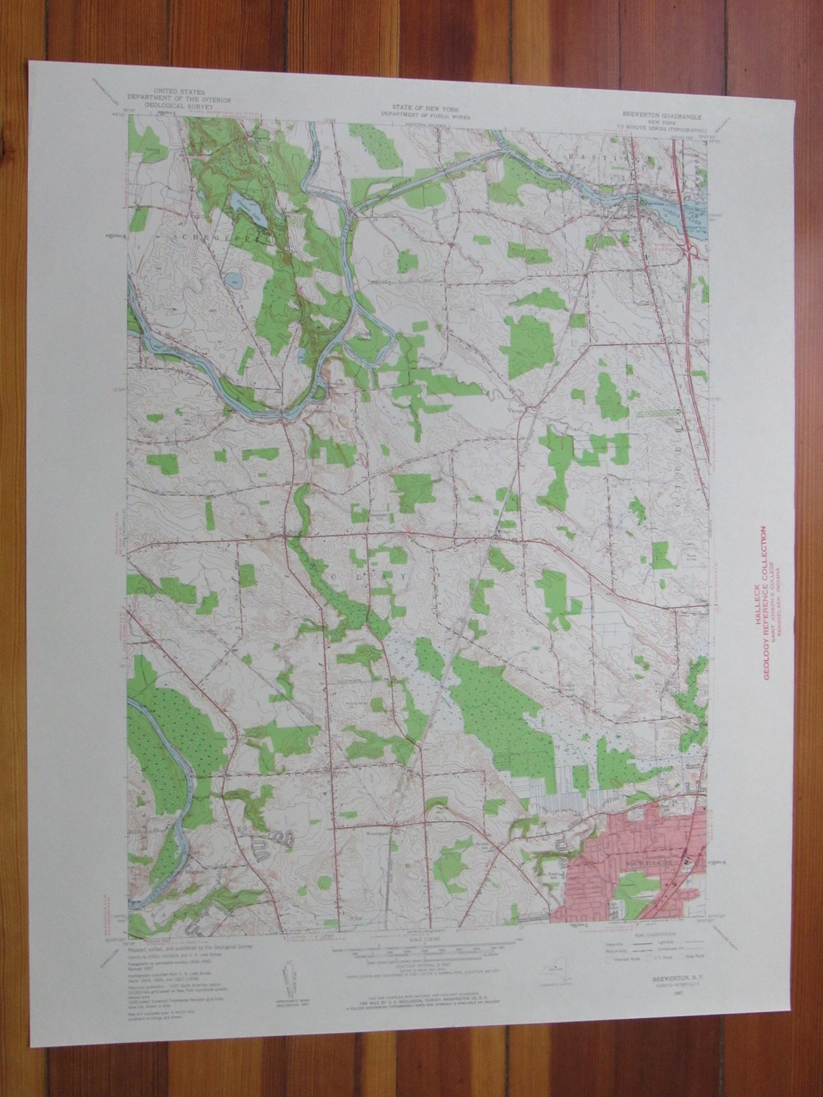 Brewerton New York 1959 Original Vintage USGS Topo Map | eBay