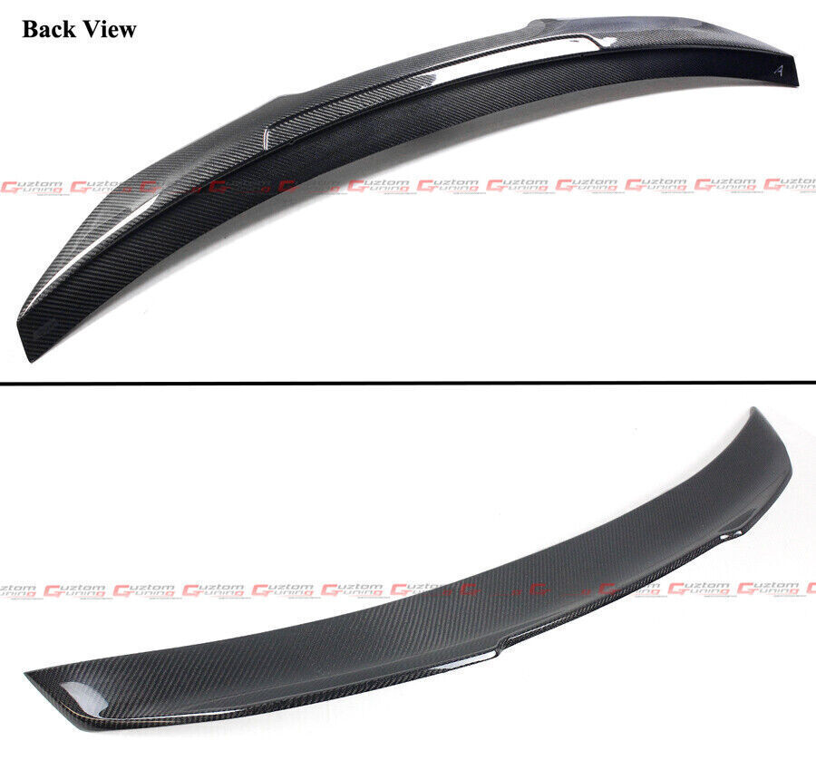 REAL CARBON FIBER TRUNK SPOILER WING AUDI S4 SEDAN PSM STYLE HIGHKICK ...
