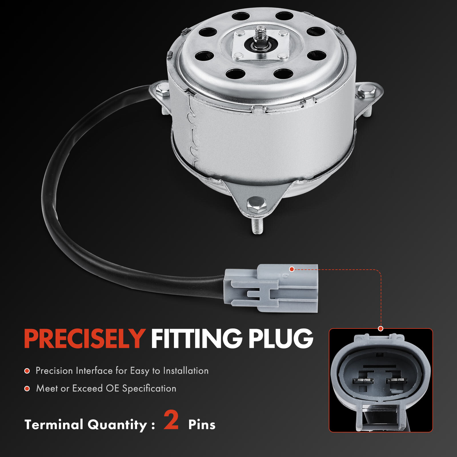 Radiator Fan Cooling Motor for Chevrolet Captiva Sport 2012-2015 Saturn ...