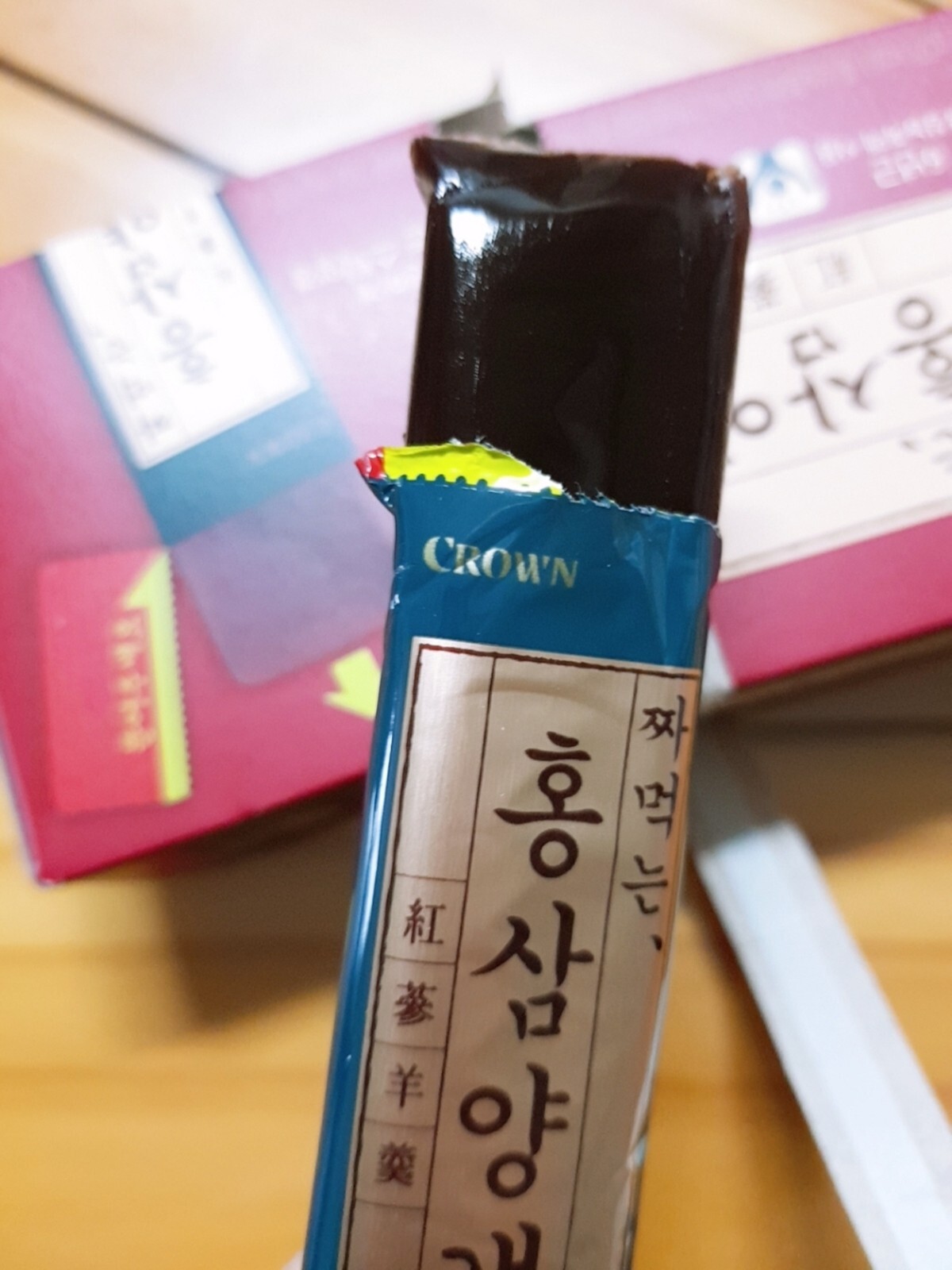 Korean CROWN RED GINSENG YANG GAENG Traditional Sweet Jelly of Red ...