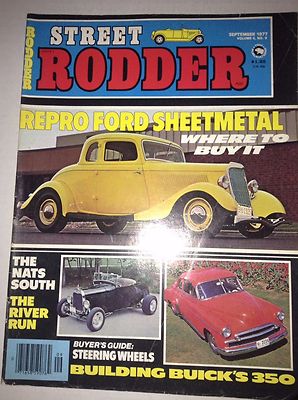 Street Rodder Magazine Repro Ford Sheetmetal September 1977 NO ML ...