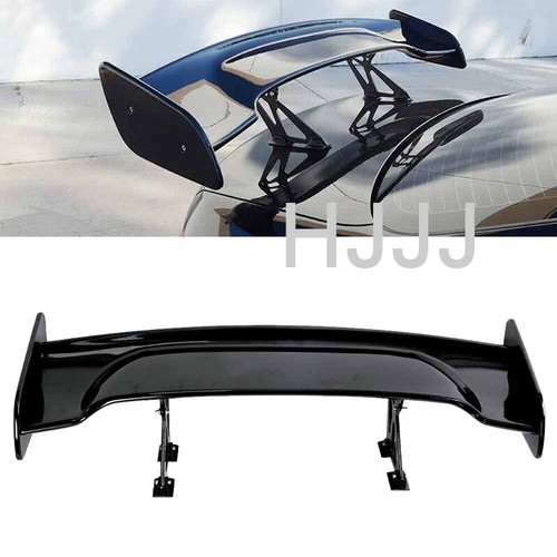 Universal Fitment 57" JDM GT Style Gloss Black ABS Rear Trunk Spoiler ...