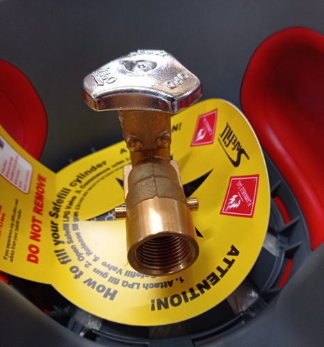 Safefill Refillable LPG Gas Bottle 7.5Kg 14.5L Lightweight Cylinder ...