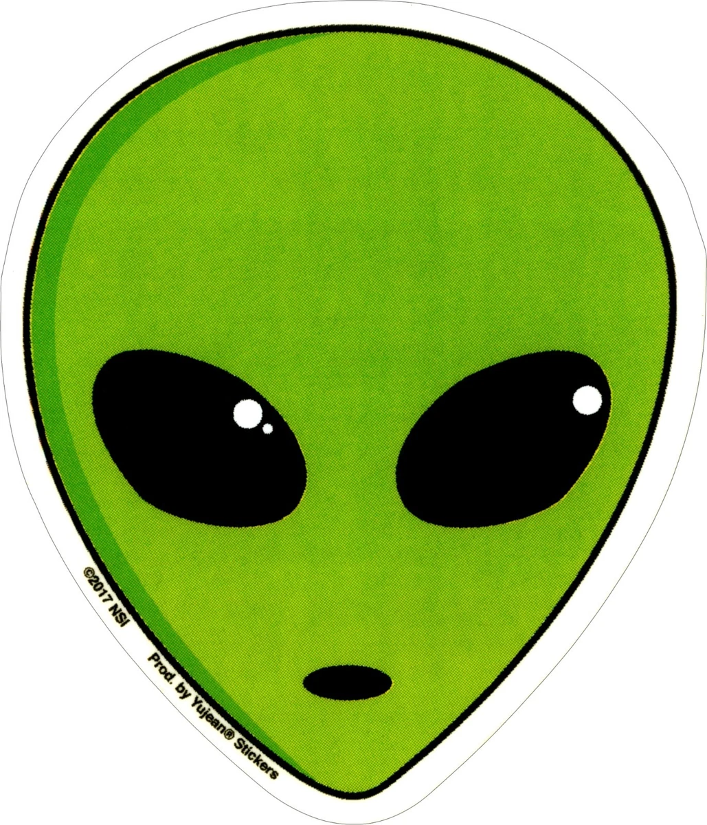 Green Alien Head