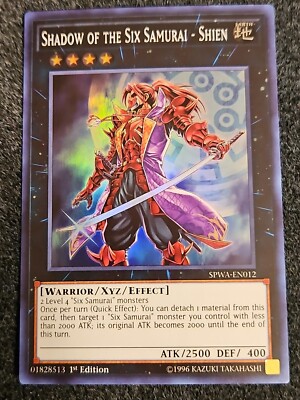 1x (M/NM) Shadow of the Six Samurai - Shien - SPWA-EN012 - Super Rare ...