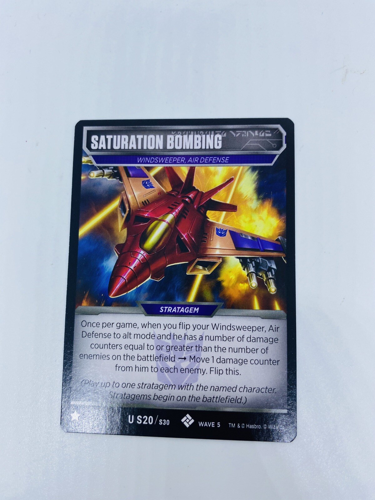 Transformers TCG Titan Masters Wave 5 U S20 Saturation Bombing ...