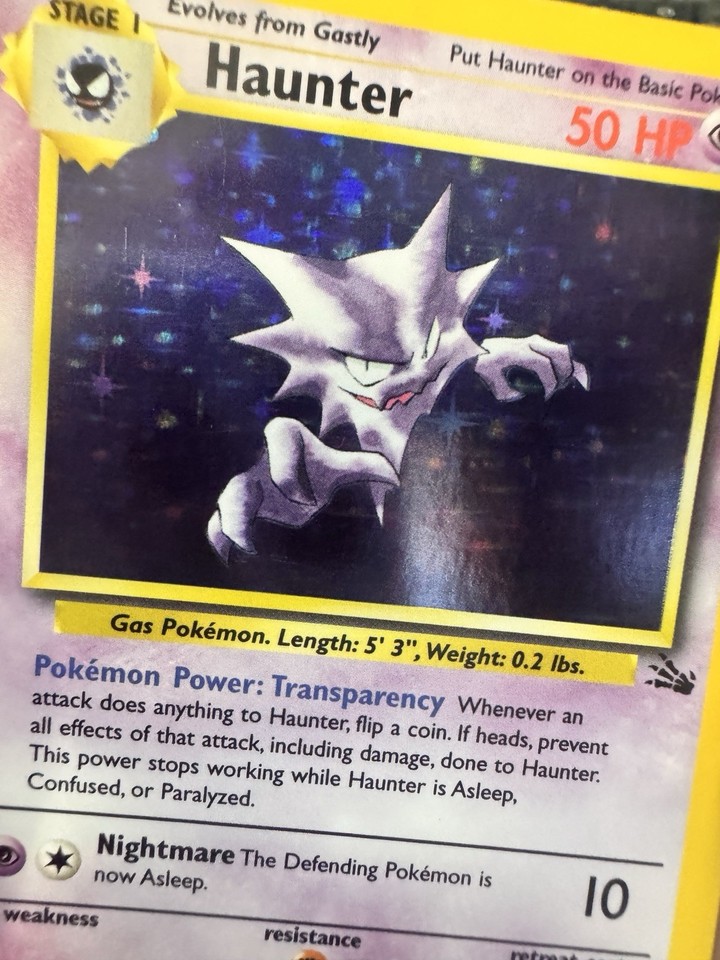 Pokémon TCG Haunter Fossil 6/62 Holo Unlimited Rare | eBay