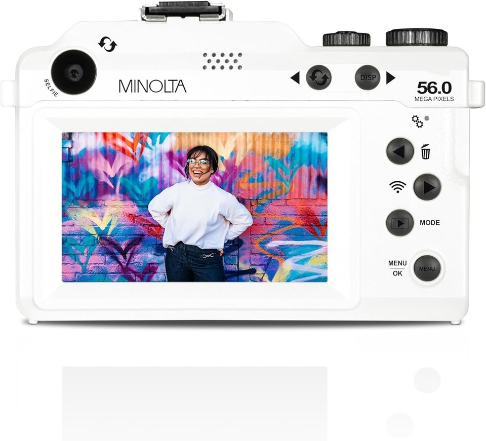 Minolta MND65 56 MP Autofocus Digital Camera with 4K60FPS Video & WiFi ...