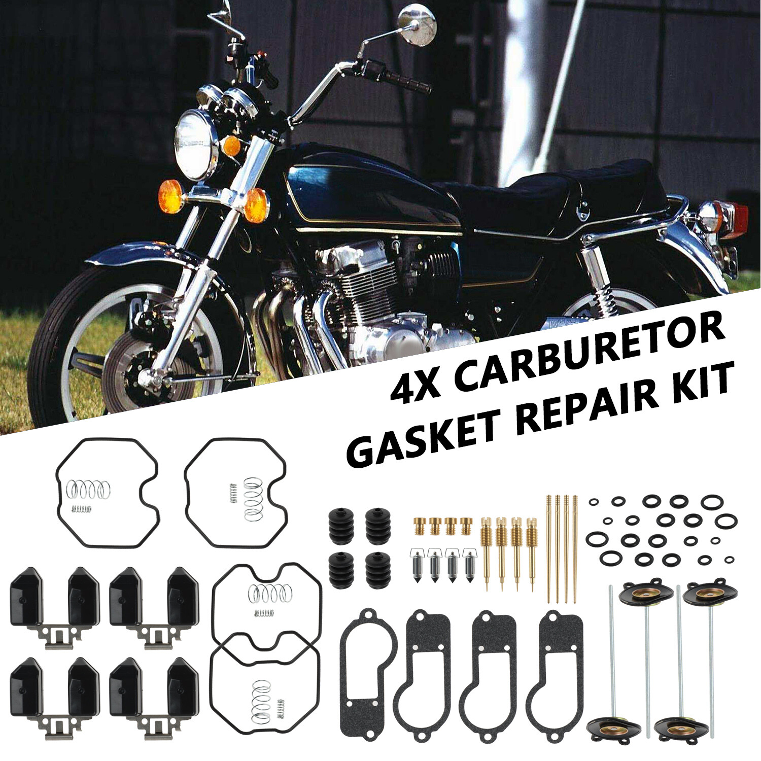 Carburetor Repair Kit Carb Repair Set for 1976-78 Honda CB750 CB750A ...