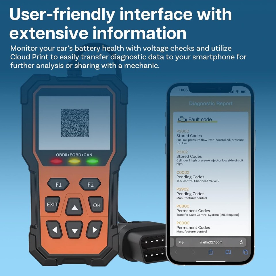 For Range Rover Evoque OBD2 Car Engine Code Reader Diagnostic Scanner ...