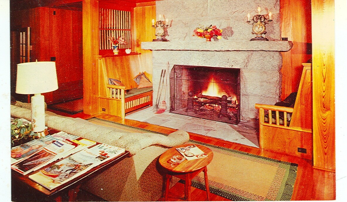 INLET, NEW YORK-ALBEDOR LODGE-INTERIOR-FIREPLACE--(NY-I) | eBay