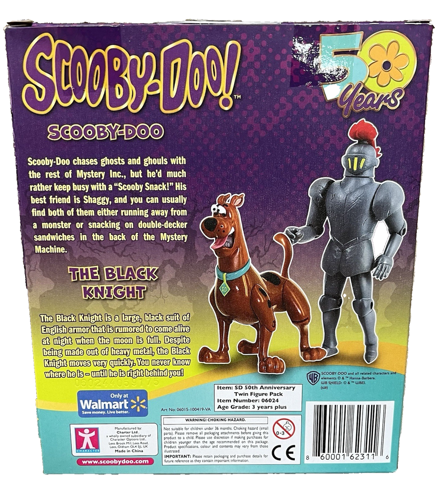SCOOBY-DOO 50TH ANNIVERSARY EXCLUSIVE WALMART TOY LOT SET OF 4 FACTORY ...