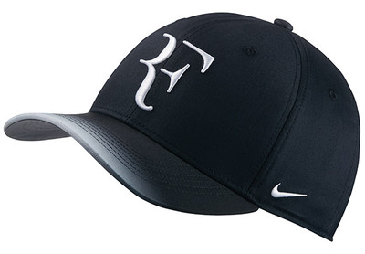 New NIKE AEROBILL ROGER FEDERER Hat RF TENNIS Cap 868579-013 Black/Grey ...