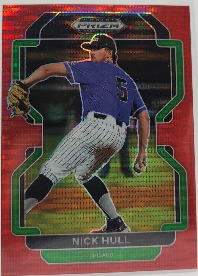 2022 Panini Prizm Draft Picks - Nick Hull #PDP203 Red Pulsar Prizm /9 ...