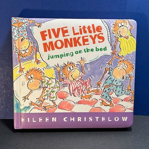 Five Little Monkeys Jumping on the Bed Eileen Christelow 2004 Padded ...
