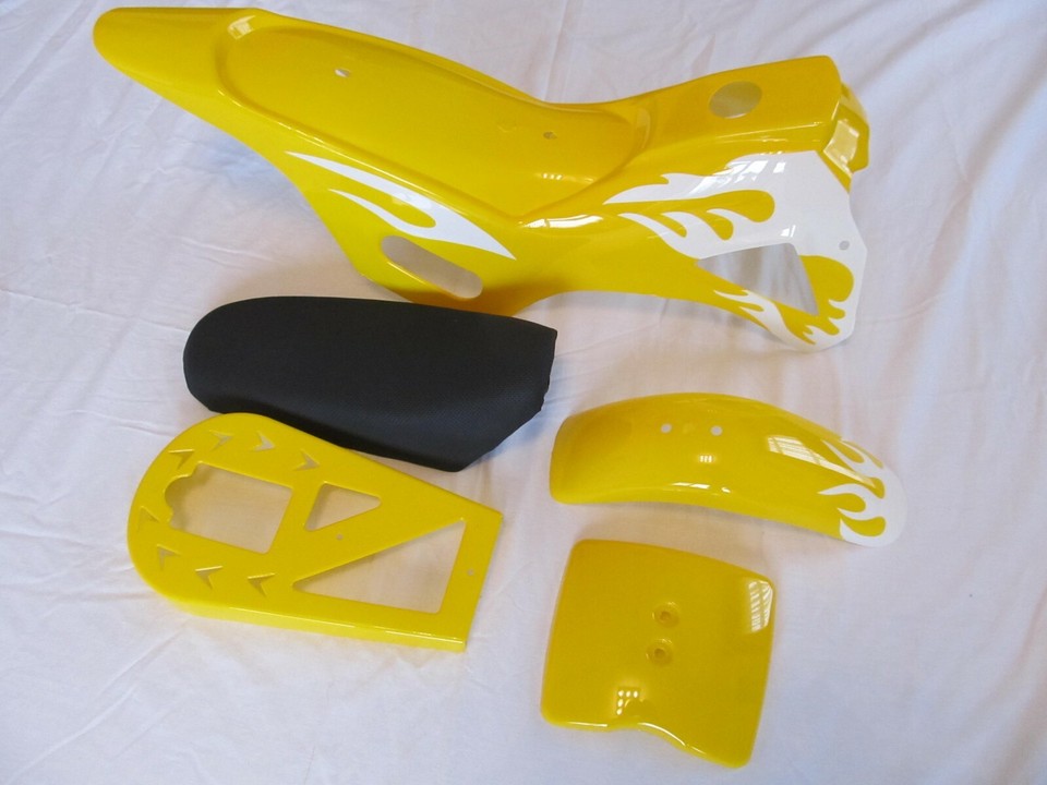 Mini dirt bike plastics fairings complete with seat mini moto 1st ...