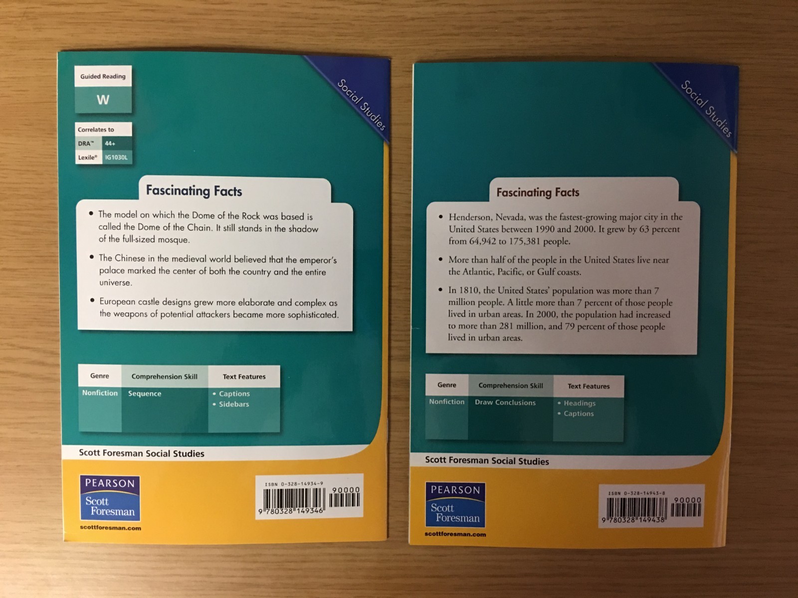 Lot of 7 - Social Studies - Scott Foresman Guided Reading - Paperback ...