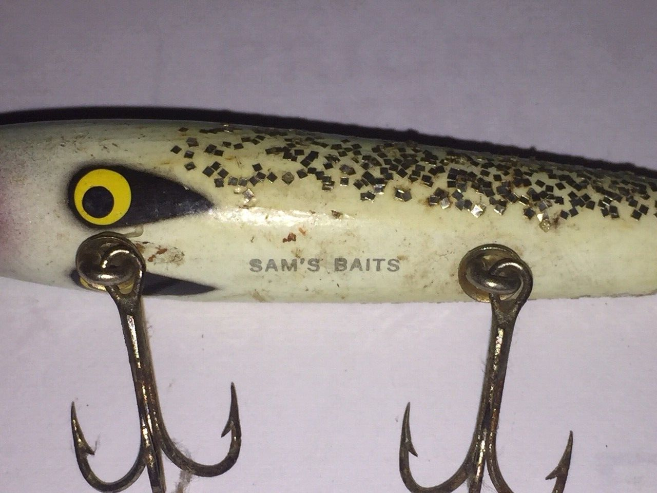 Sam's Baits Wood Lure Topwater Propeller VIntage Fishing Lures | eBay