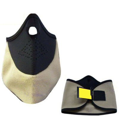 Sand FLEECE FACE MASK Cold Weather Windbreaker Motorcycle Accessories ...