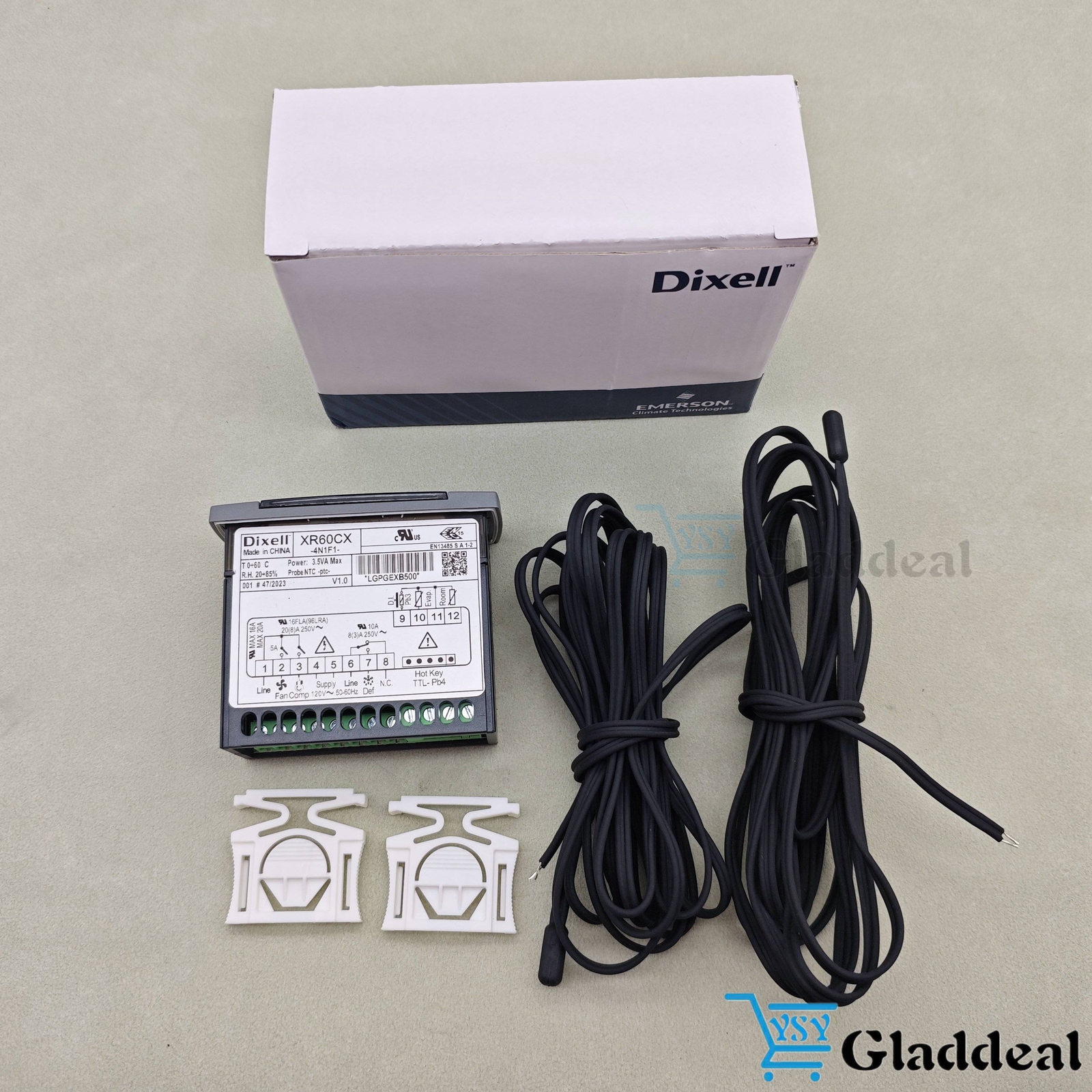 Dixell XR60CX-4N1F1 Refrigerator Thermostat Temperature Controller Gray ...
