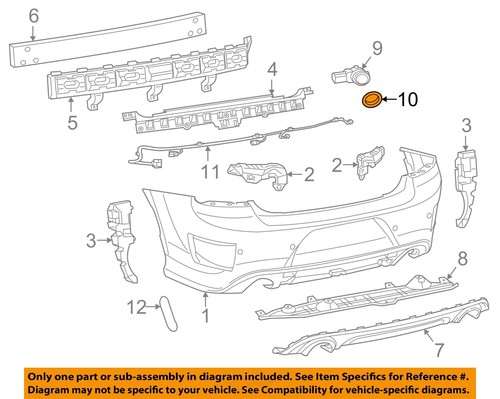 CHRYSLER OEM 15-23 Challenger Bumper Components-Retainer Ring ...