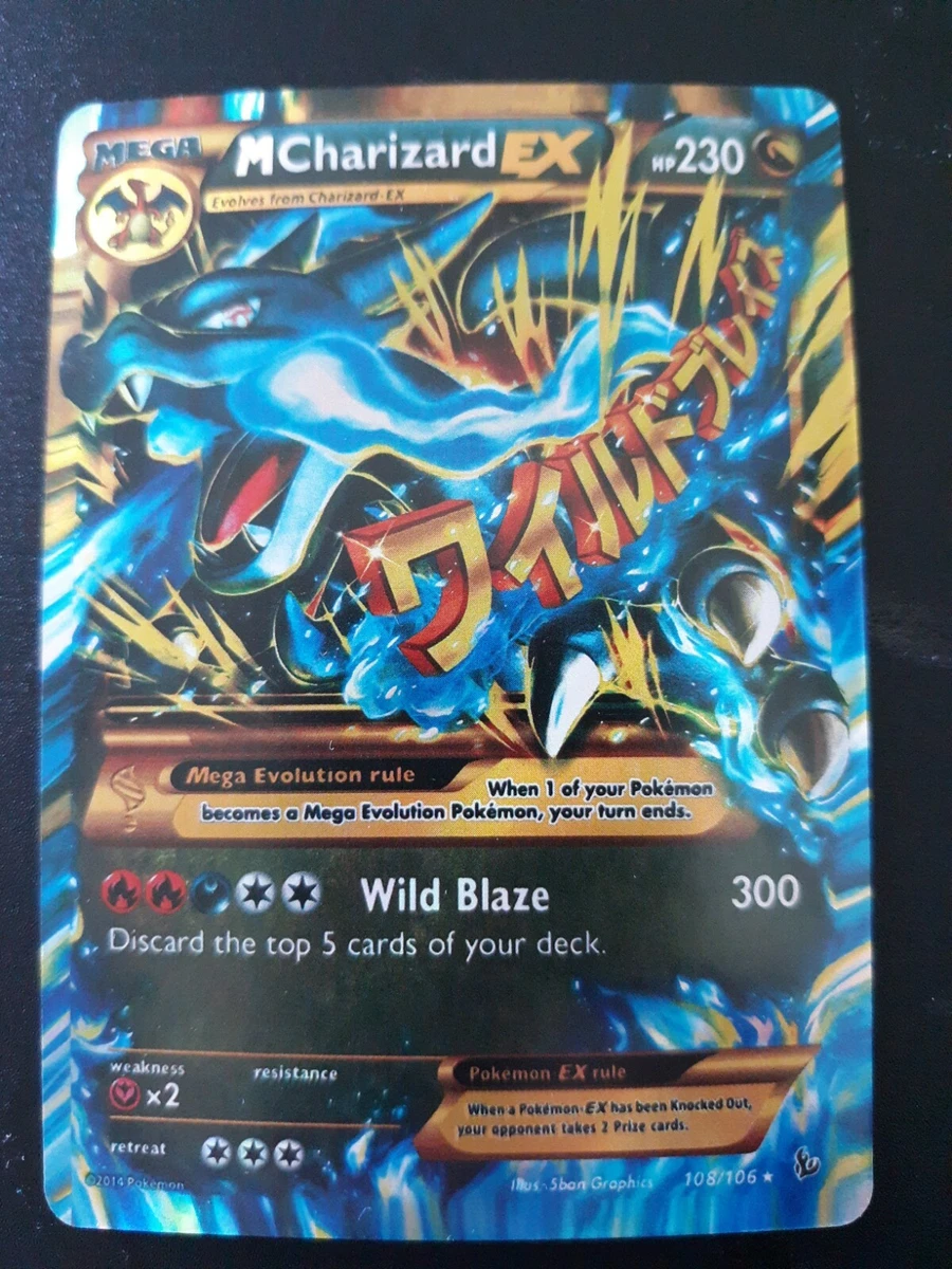 Pokemon Cards Mega Charizard Ex