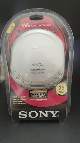Sony Walkman - ESP MAX Portable CD Player - Silver (D-E220/SC) NEW ...