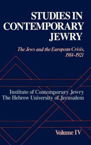 Studies in Contemporary Jewry Ser.: Studies in Contemporary Jewry Vol ...