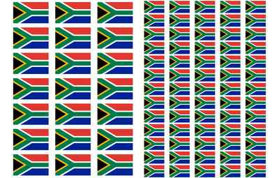 South Africa Stickers rectangular 21 or 65 per sheet | eBay