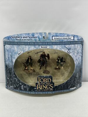 Lord Of The Rings Soldiers And Scenes Boromir Merry Pippin figures New ...