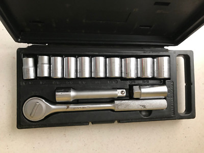 Vintage Thorsen Drive US 13-pc Socket Set 7/16 to 1" + 13/16 Deep Socket | eBay