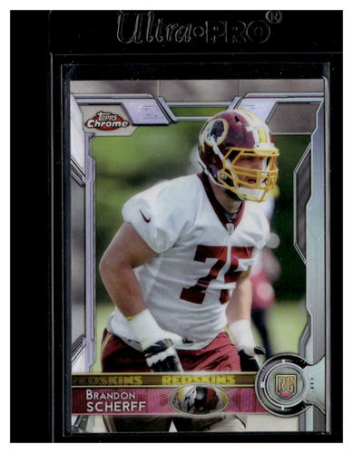 2015 Topps Chrome Refractor #117 Brandon Scherff RC | eBay