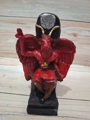 Satan Color Red 7" X 5" Satan / Diablo / Devil / Evil / Statue Figurine ...