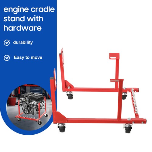 Heavy Duty Steel Engine Cradle with Wheels 1000lbs For Motors Small ...