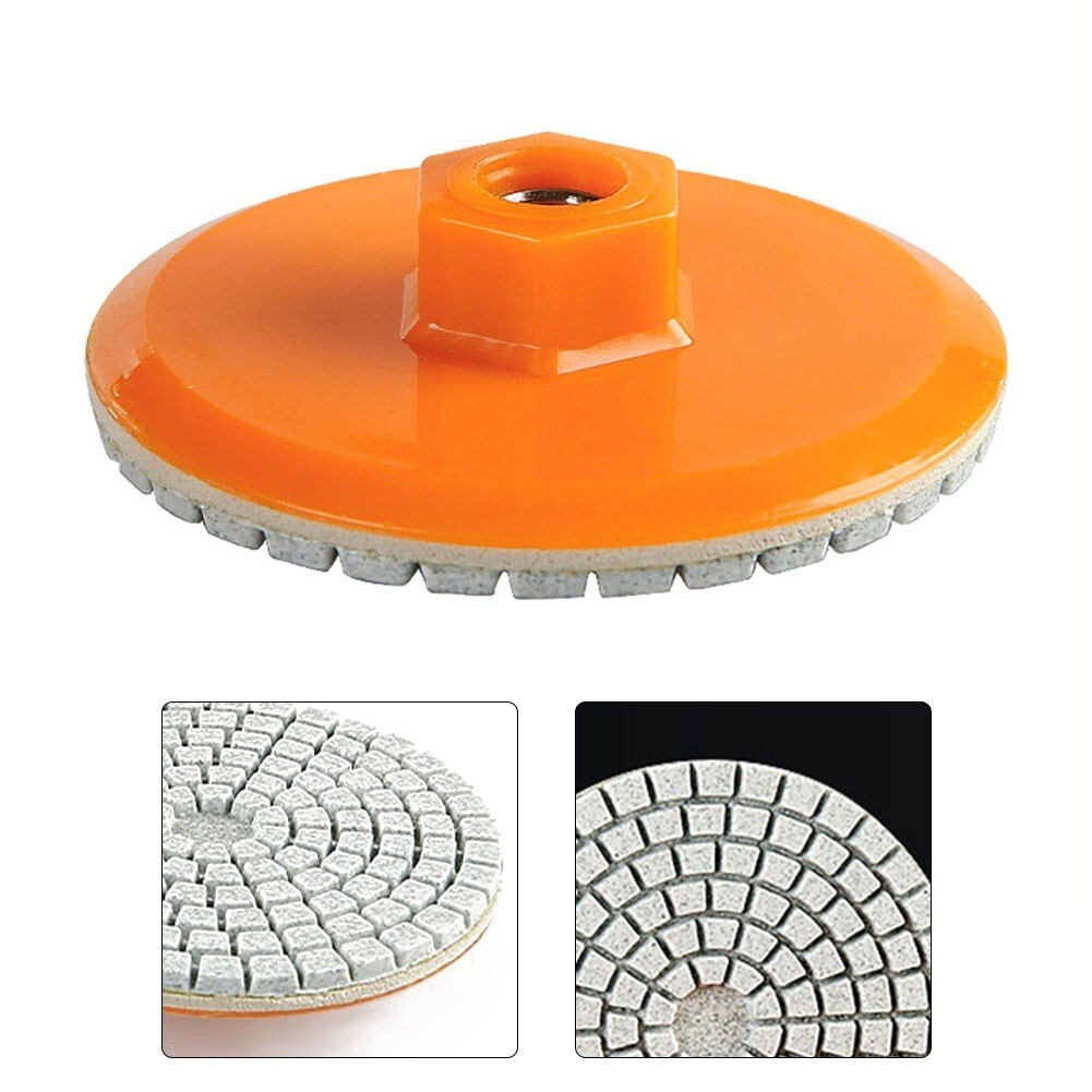 80mm3 For-Diamond Polishing Pad Wet Dry Buff Disc Abrasive For Marble ...