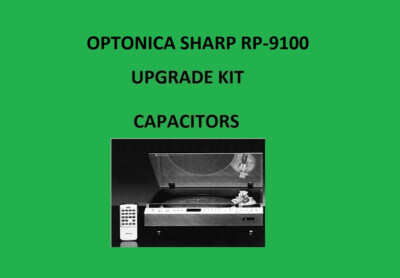 Turntable Optonica SHARP RP-9100 Repair KIT - all capacitors | eBay