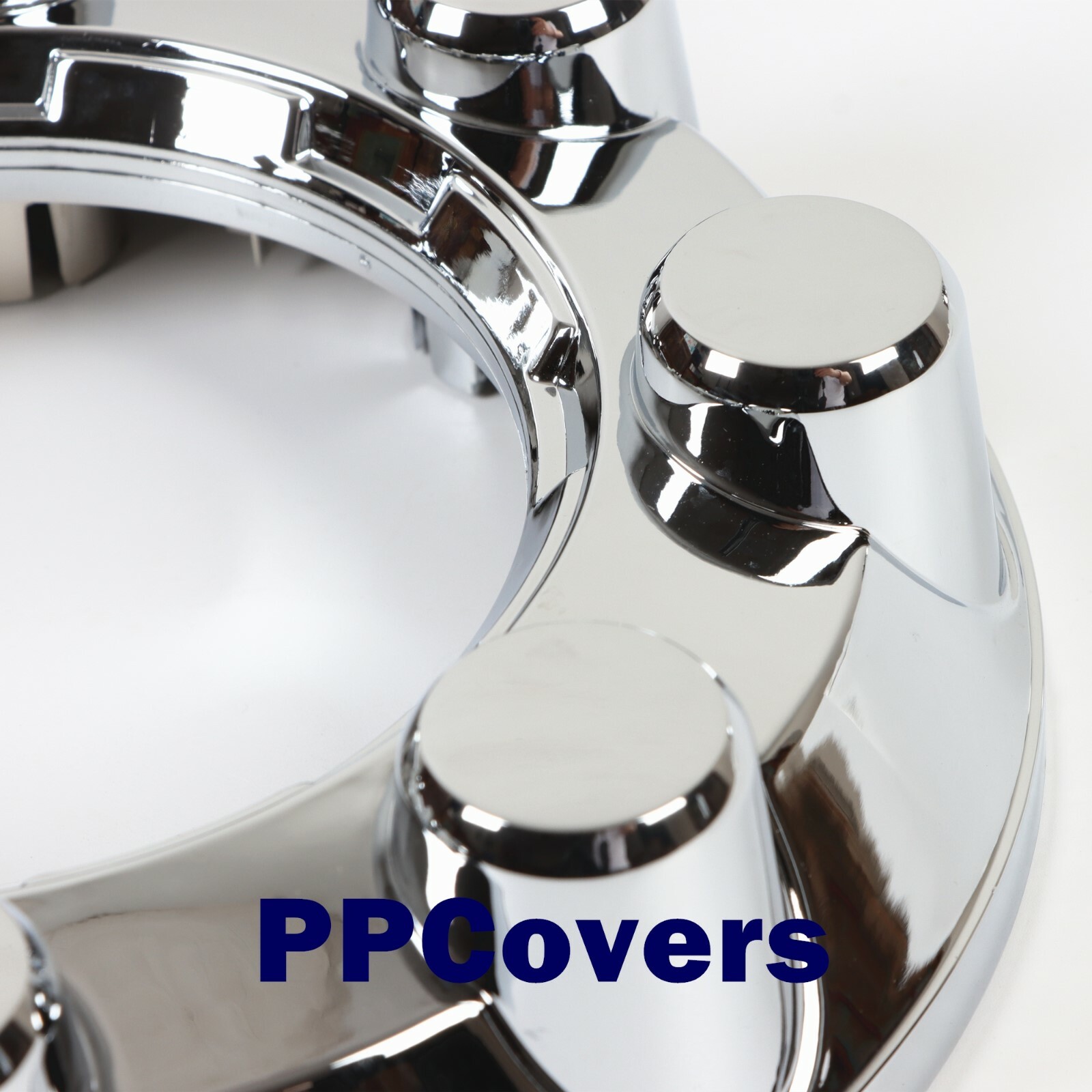 Fit For F250 F350 SD 4x4 Chrome Wheel Center Hub Caps 8 Lug Rim FRONT ...