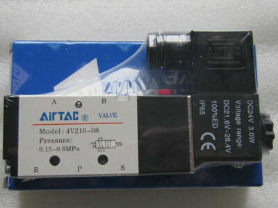 AIRTAC solenoid valve 4V210-08B 4V21008B DC24V New #YY0 | eBay
