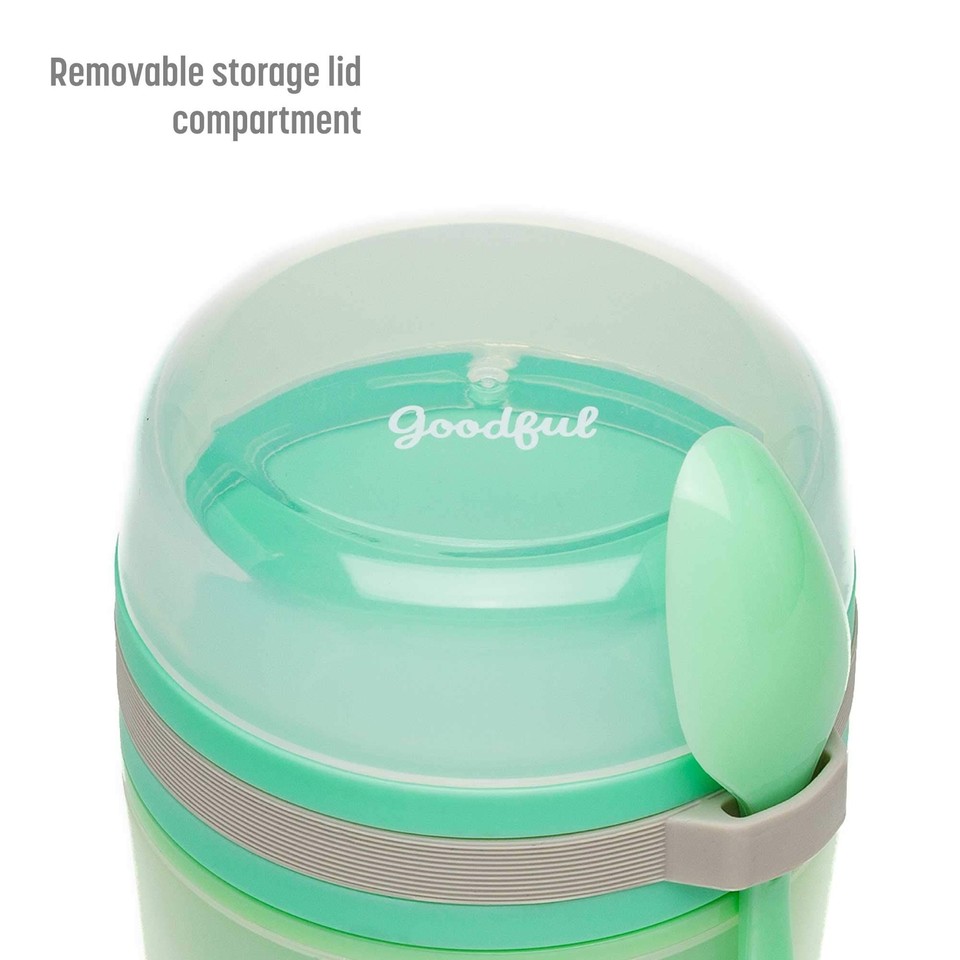 Double Wall Insulated Yogurt Container Leak Proof Food Storage Snack ...