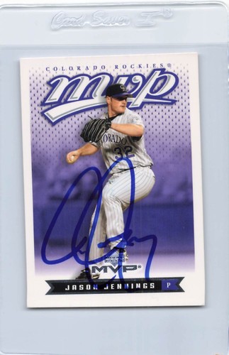 2003 MVP #70 Jason Jennings Rockies Signed Auto *J1840 | eBay