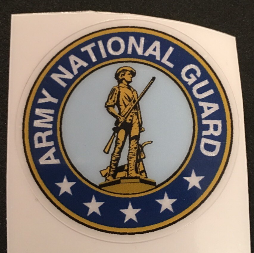 United States Army National Guard Decal For Full Size Football Helmet ...