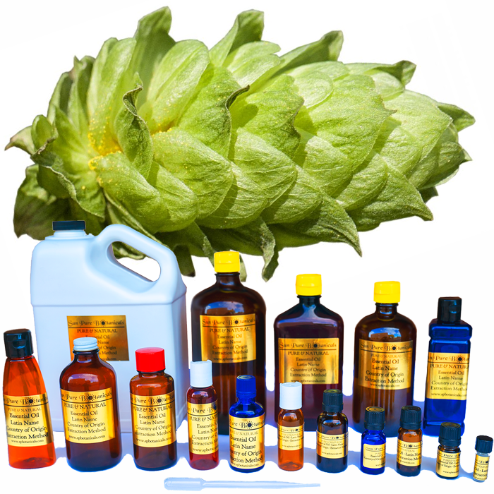 Hops Flower Essential Oil - 100% PURE NATURAL - Sizes 1 ml to 8 oz ...