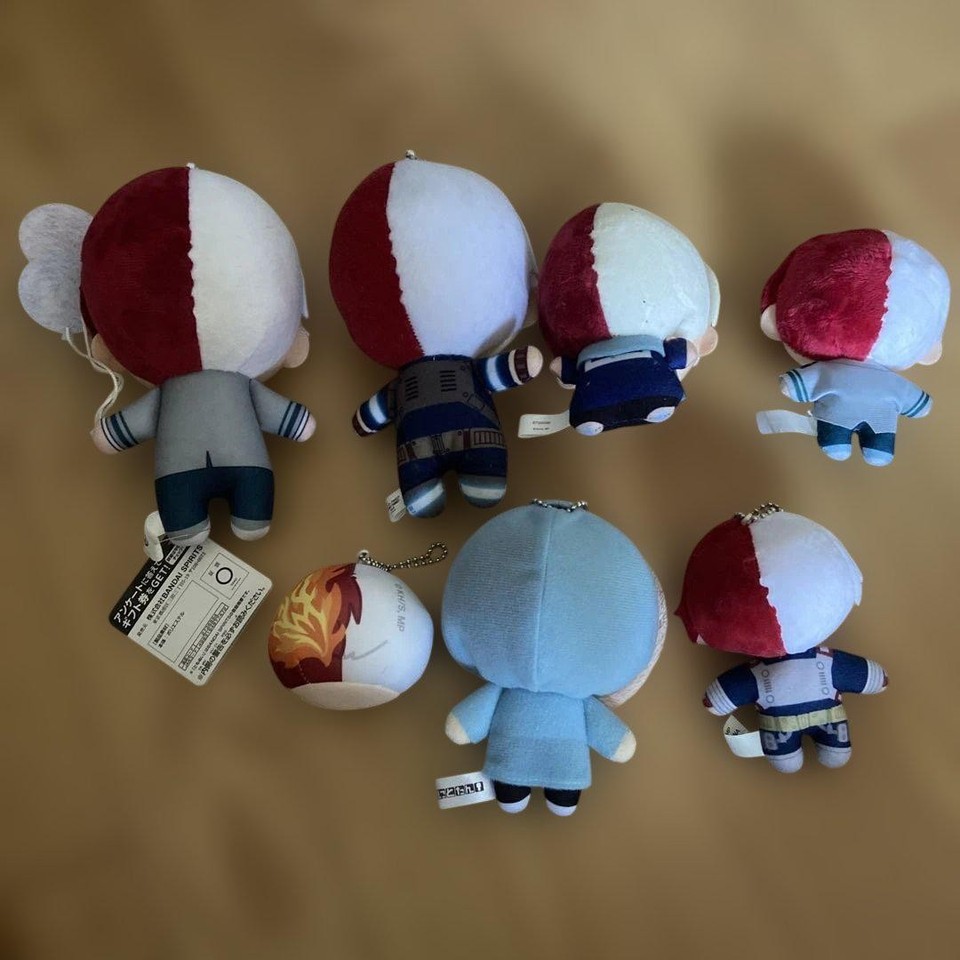 My Hero Academia Todoroki Shoto Plush Set of 7 collection | eBay