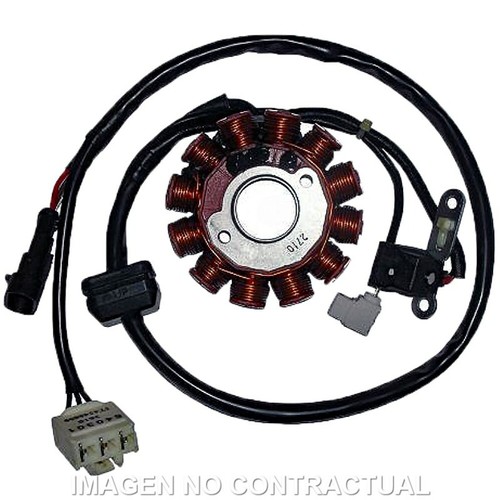 Kokusan Three-Phase Stator 12 Poles 12V 150W (Piaggio Leader 125 4T I ...
