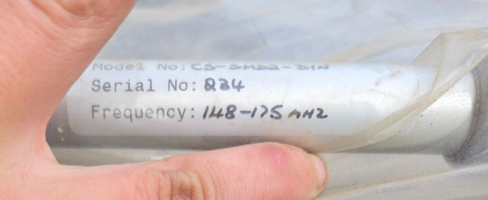 New RFI VHF Side Mounted Dipole Antenna 148-175 MHz Model: CS-SMD2-DIN ...