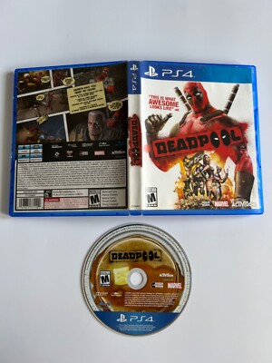 Deadpool (Sony PlayStation 4 PS4, 2015) GAME DISC & CASE - TESTED ...