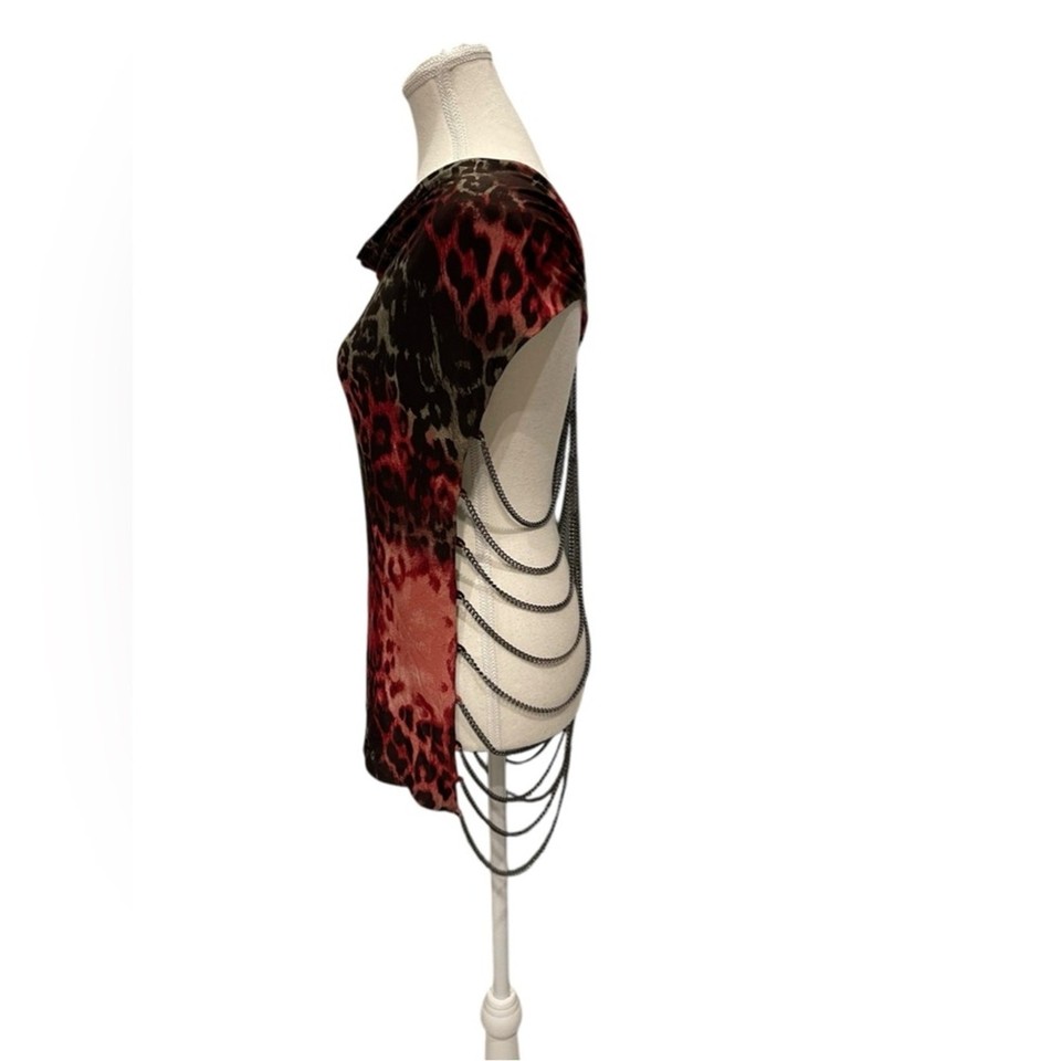 Savee couture chained backless Women blouse M | eBay