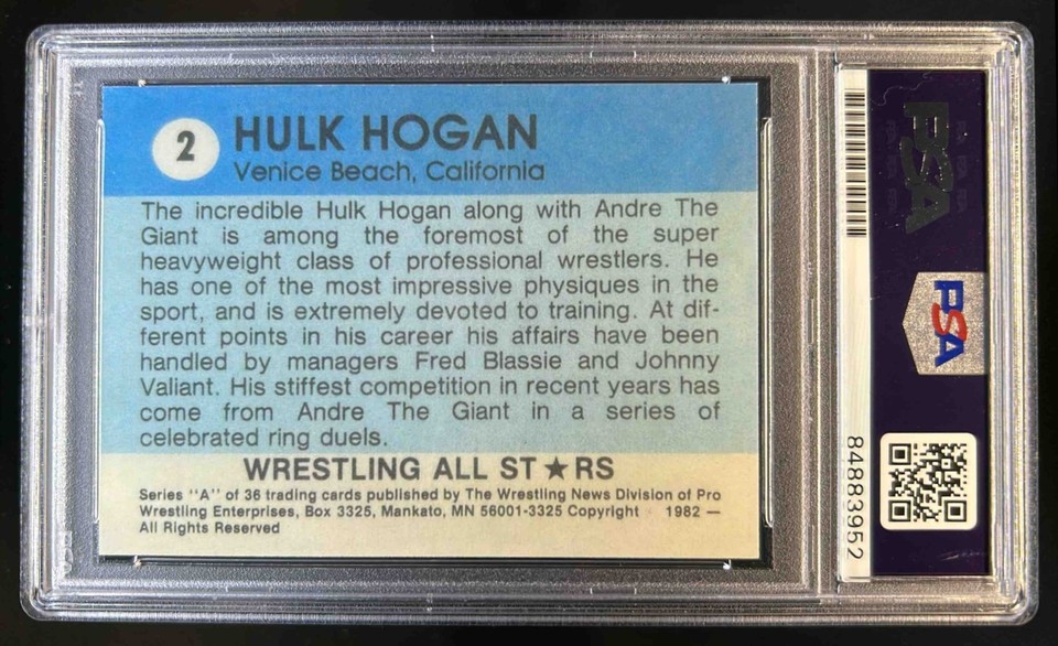 Reprint Card Hulk Hogan PSA/DNA Certified Autograph Auto PSA 10 | eBay