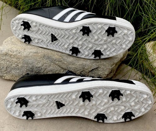 Men Size 14 Adidas Superstar Pro Golf Black White Promo/Sample NEW | eBay