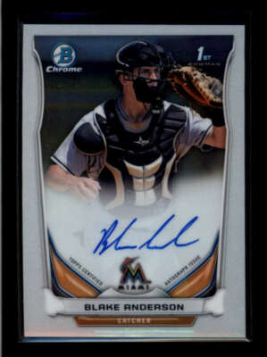 BLAKE ANDERSON 2014 BOWMAN CHROME ROOKIE AUTOGRAPH AUTO AJ9667 | eBay